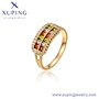 Wholesale Xuping 18K Gold Multi Colored Stone Engament Rings